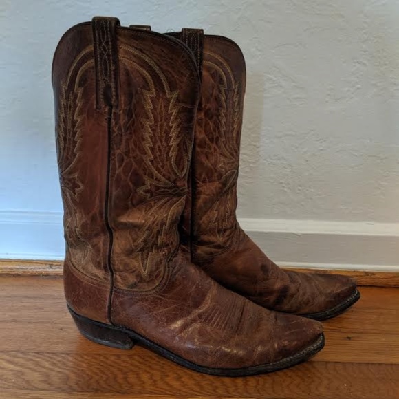 Lucchese | Shoes | Lucchese Brandon Cowhide Boot | Poshmark